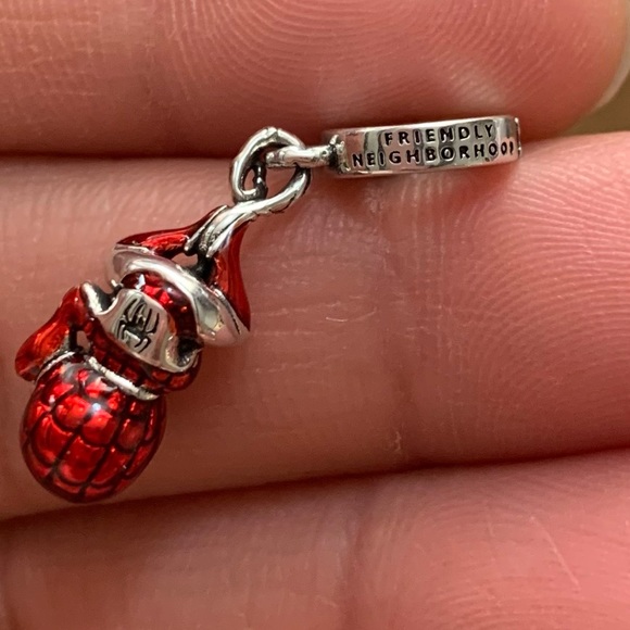 Jewelry | Nwot Marvel Hanging Spiderman Dangle Charm Sterling Silver ...